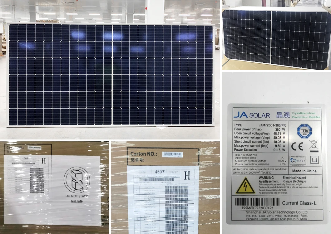 Iec61215单声道panneaux Ja Solares 550w 410 W 400 W 385w Ja太阳能电池板390w - Buy ...