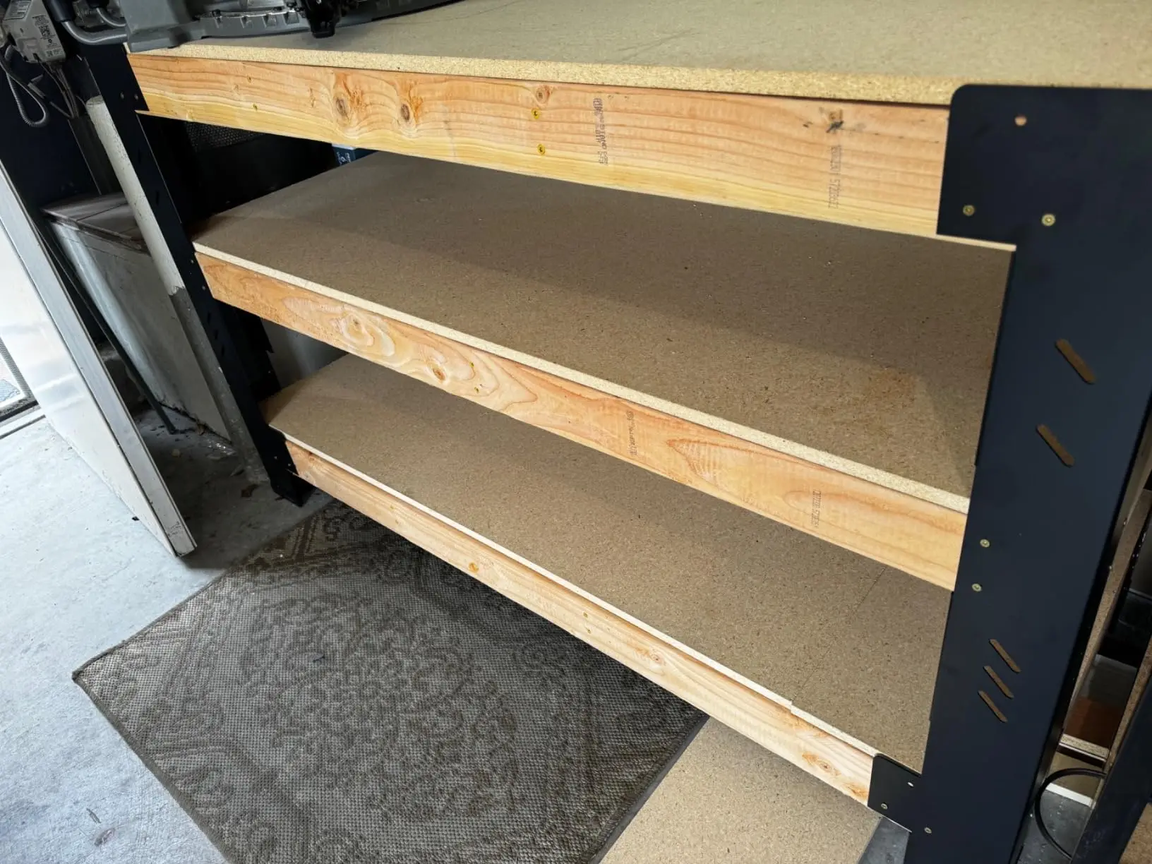Universal Steel Work Bench Leg Kit - Adjustable & Durable
