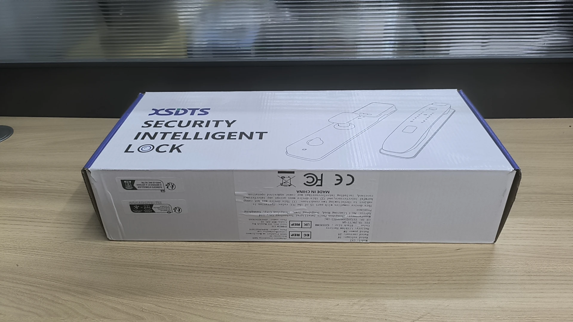 XSDTS CS7 Tuya Digital Smart Door Lock - 3D Face Recognition