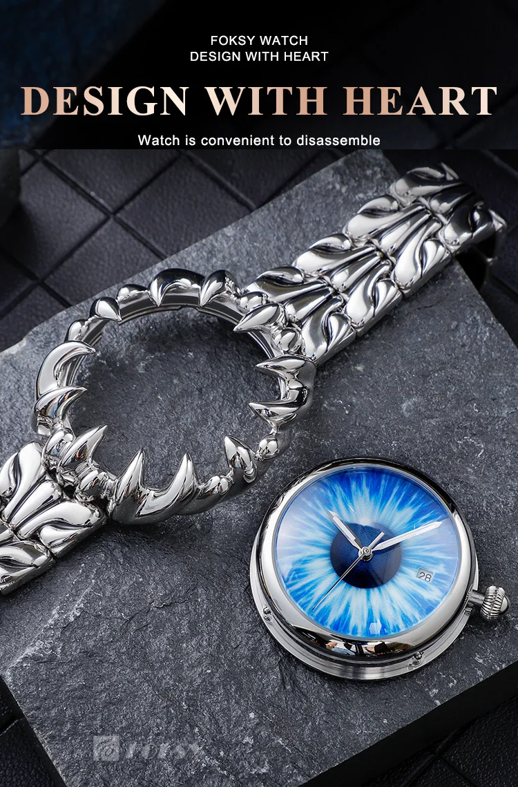 New Design OEM Strange Twisted Claw Unique Stainless Steel Luxury ...