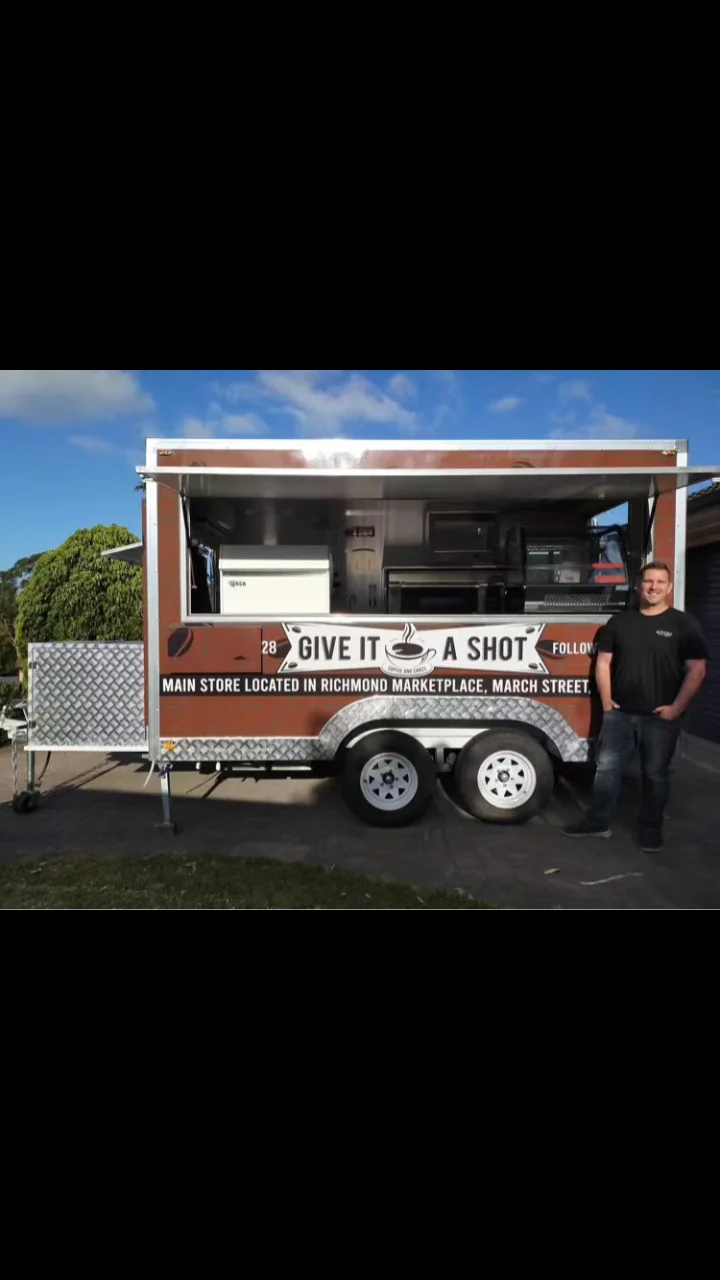 Mobile Food Trailer Street Ice Cream Trailer For Sale Delivery Box Food ...