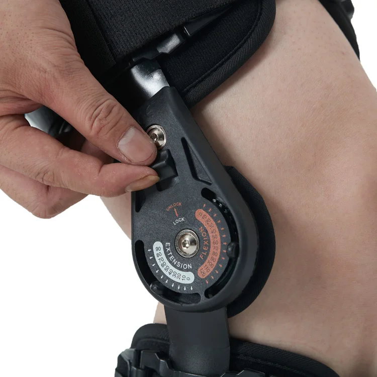 Adjustable Leg Stabilizer Rom Knee Immobilizer Medical Orthopedic Post ...