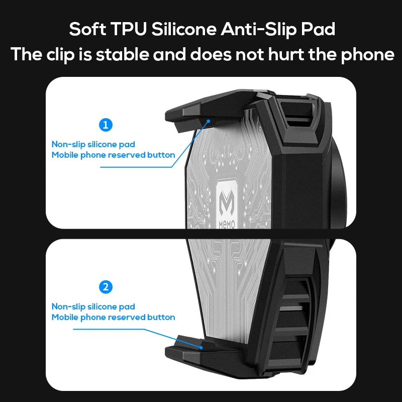 MEMO DL06 Smart Phone Cooler Radiator Quickly Cooling Phone Cooler for ...