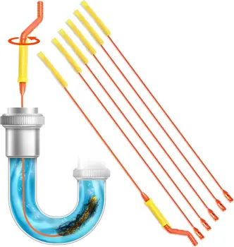 Buy Plastic Flexible Bathtub Tube Pipe Drain Sink Toilet Sewer Snake ...