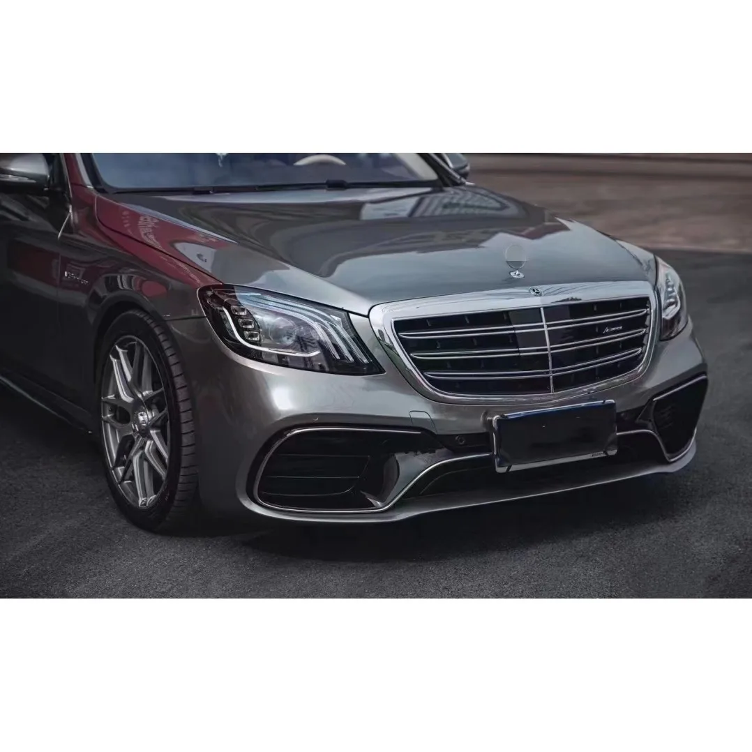 Front Rear Bumper with Grille,headlights,taillights for Mercedes benz s ...