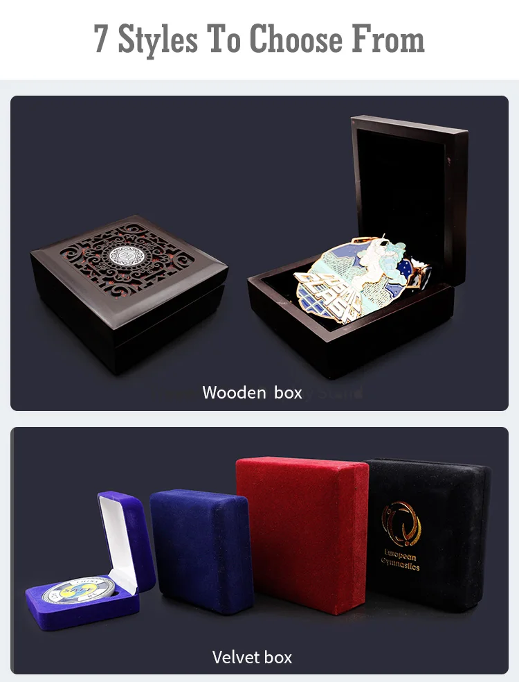 Bulk Cheap Custom Souvenir Clear Acrylic Display Holder Case Box 40mm ...