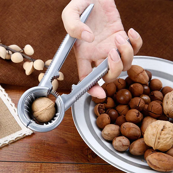 Stainless Steel Quick Nuts Cracker Kitchen Tools Chestnut Clip Walnut ...