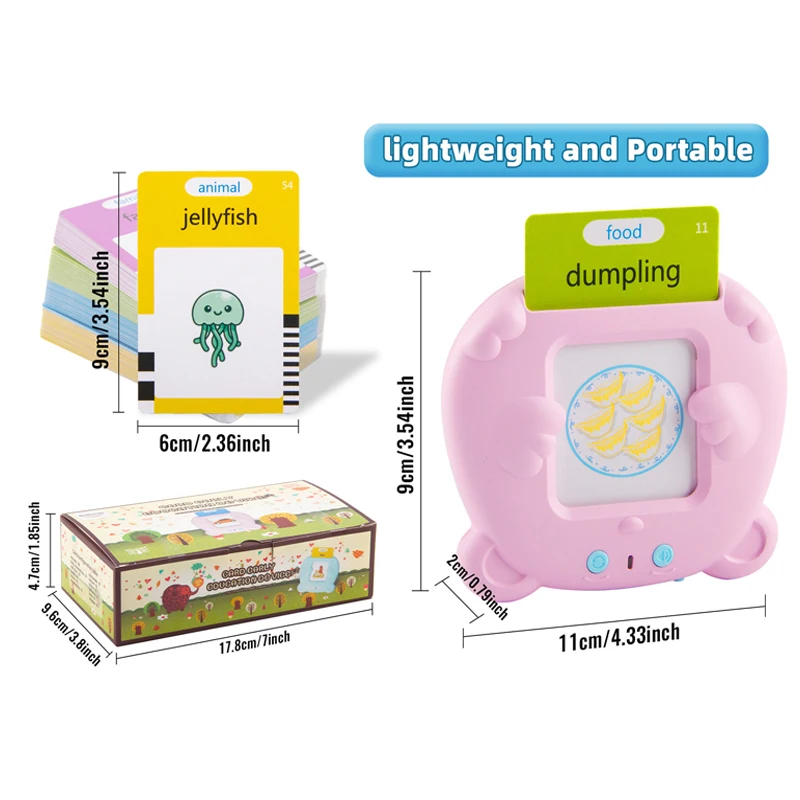Kids English Learning Speech Therapy Machine Toys 224 Sight Words