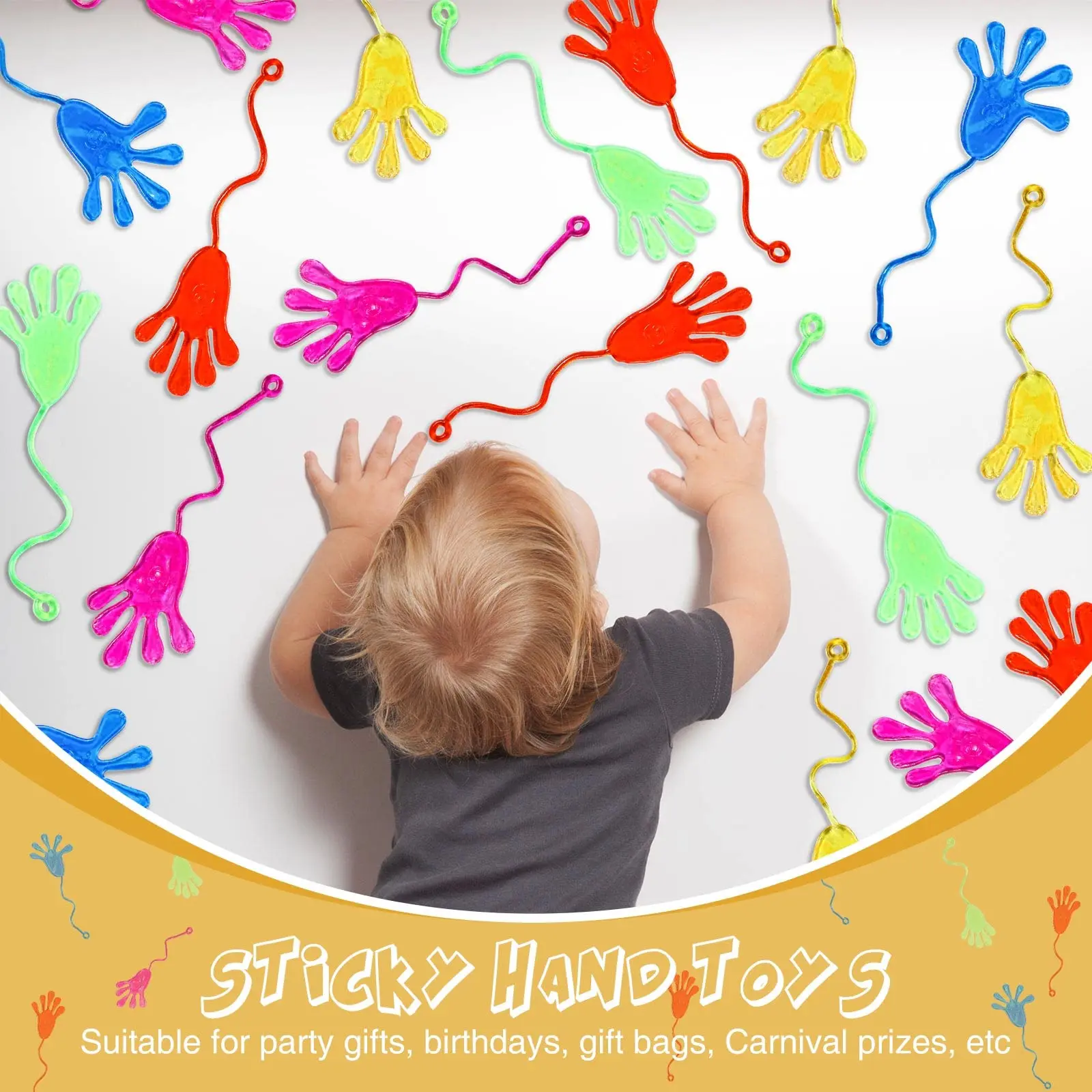 Sticky Hands Sensory Sticky Fingers Kids' Party Favor Sets Fun Toys ...