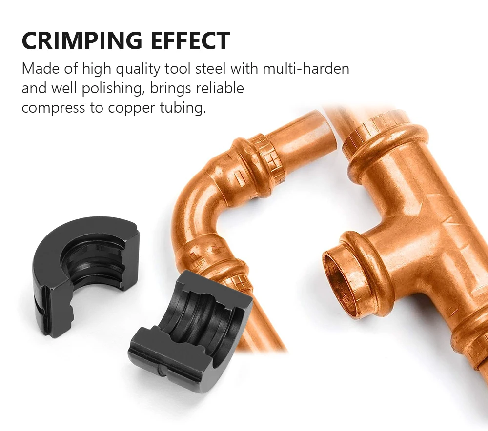 Copper Tube Fittings - Efficient Hydraulic Crimping Tool