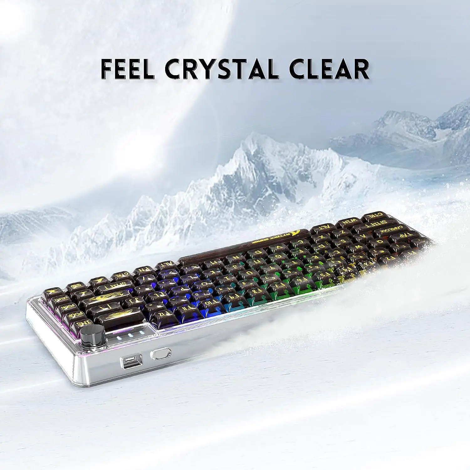 Attack Sahrk K75 Mechanical Keyboard Transparent Rgb Gaming Keyboard ...