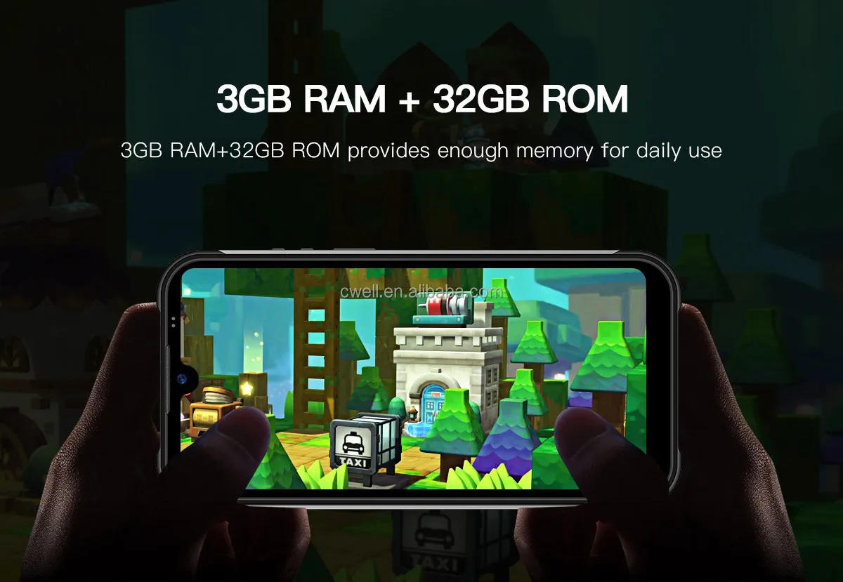 UNIWA W555 Android 12 Smartphone - 5.7 Inch Display, Octa Core CPU