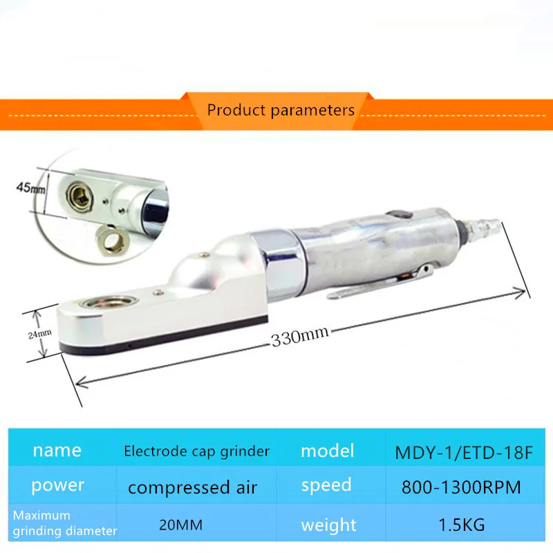 Pneumatic Electrode Grinder - Efficient Spot Welder Cap Grinding