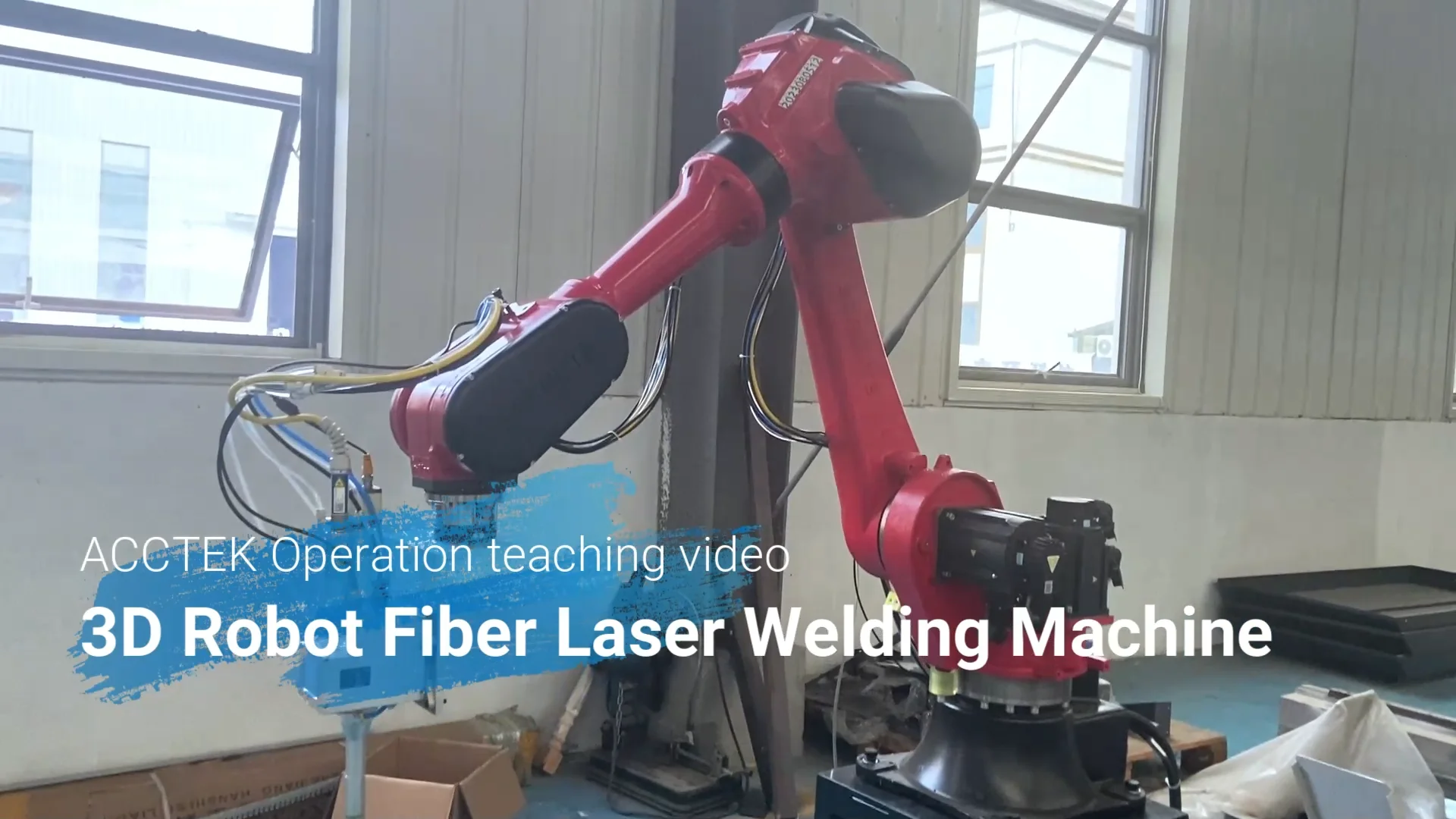 Robot Laser Welding Machine 1000w 2000w 3000w With 6 Axis Robot Arm ...