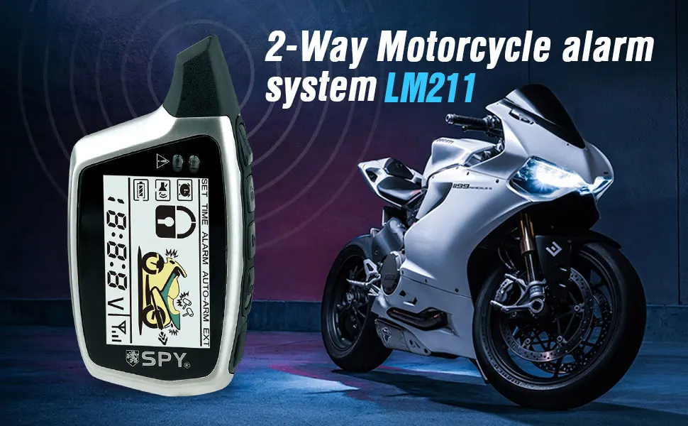 Bike Alarm with Remote USB Rechargeable Wireless Systems