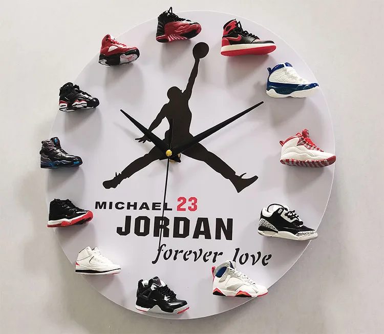 Coll And Wall Clock About Sport - Buy Wall Clocks jordan Shoes Clock ...
