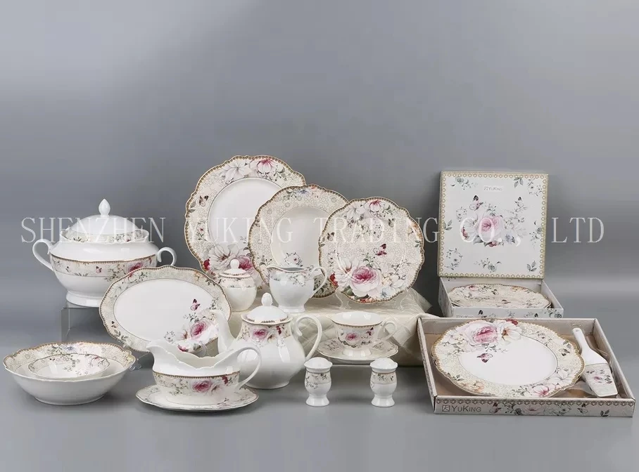 Porcelain Dinner Set - Sustainable, Customizable, and Durable