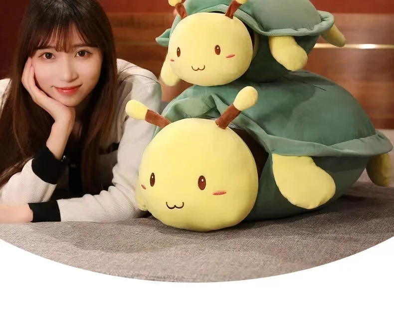 Creative New Turtle Shell Bees Combined With Plush Dolls Funny Throw ...