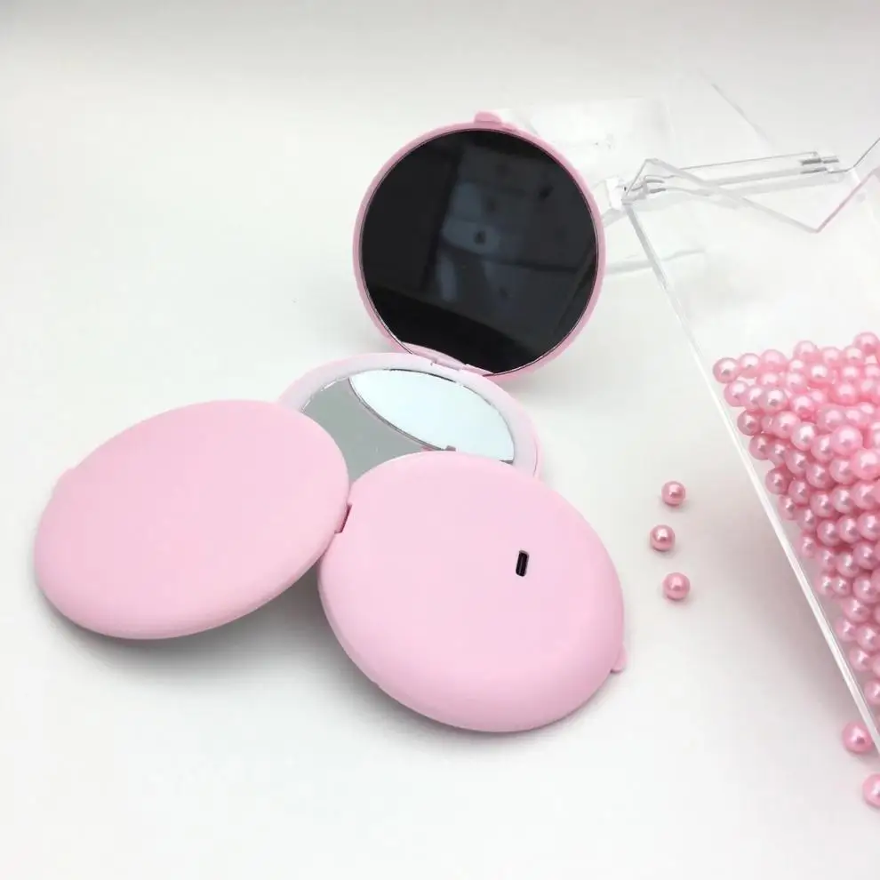 Cosmetic Make Up Led Pocket Mirror Mini Wholesale Small Fold Portable ...