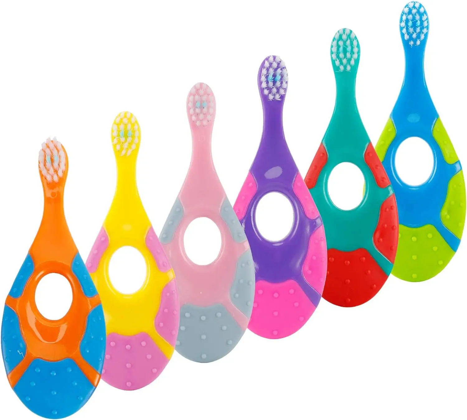 Age 0-3 Years Old Extra Soft Baby Toothbrush Teeth Infant Gums Easy ...