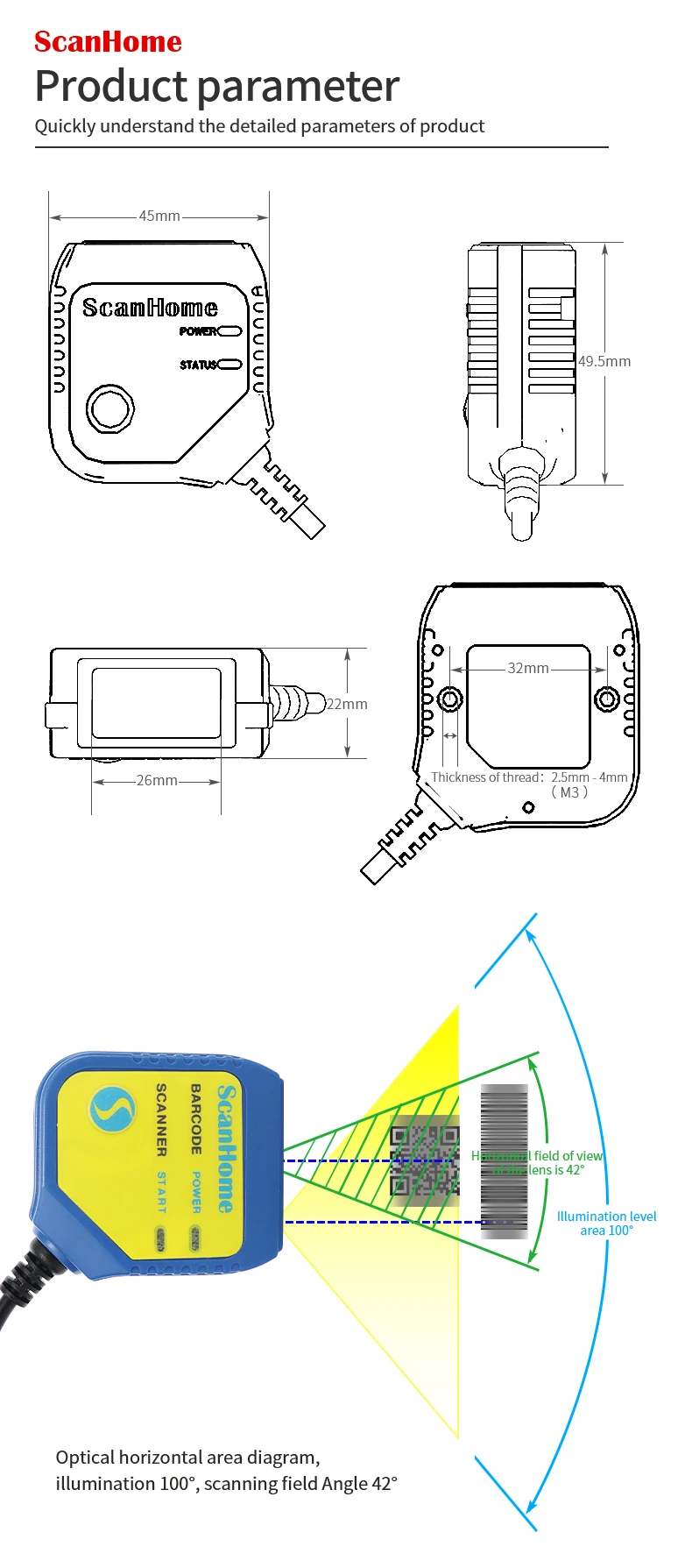 Scanhome Barcode Scanners - Reliable and Versatile Solutions