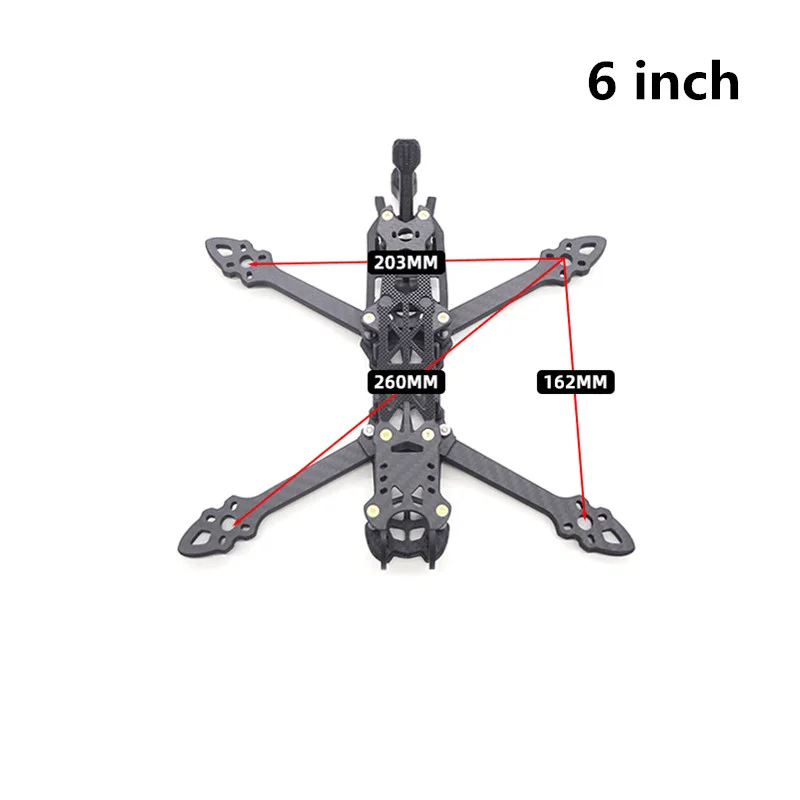 HSKRC MAK4 HD Carbon Fiber Frame for FPV Racing Drones