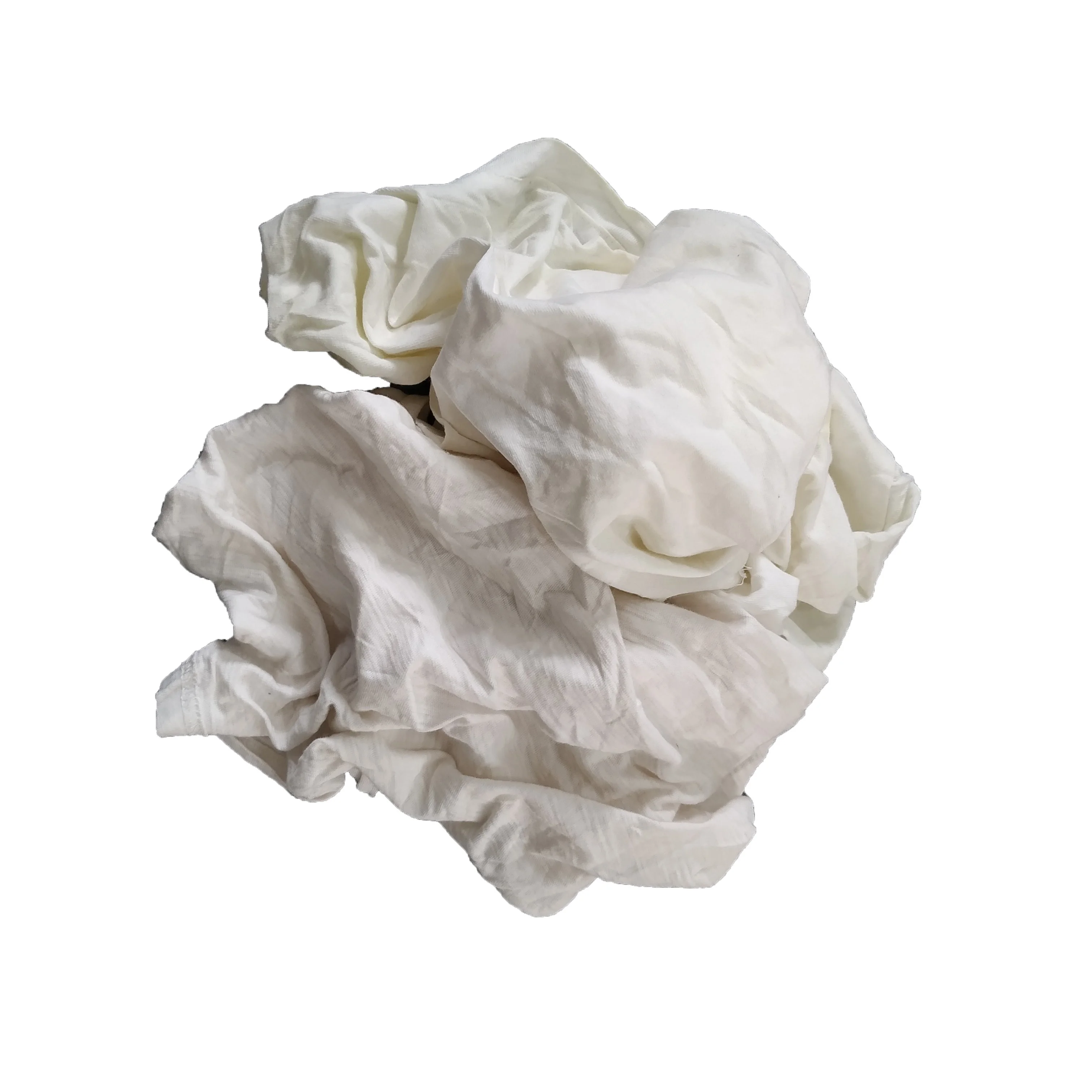 Manual Cut Hotel White Bed Sheet Cotton Rags Scraps Industrial Ship ...