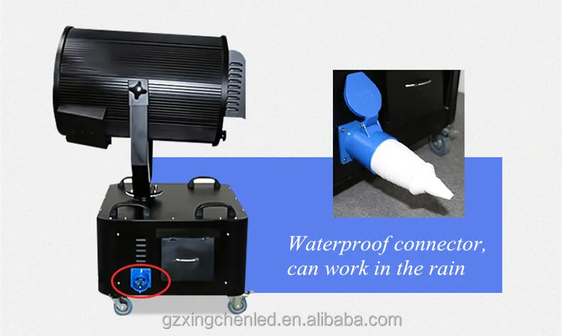 Outdoor Moving Sky Tracker Projector Sky Beam Light 1000w Xenon Search ...