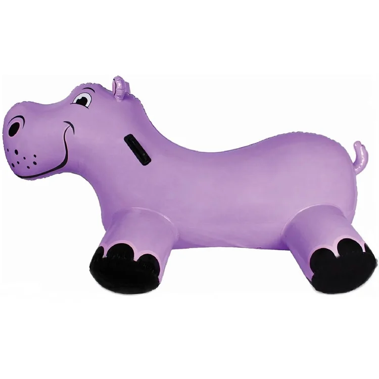Summer Party Swim Fun Giant Gonflable Happy Hippo Pool Float Swim Rider ...