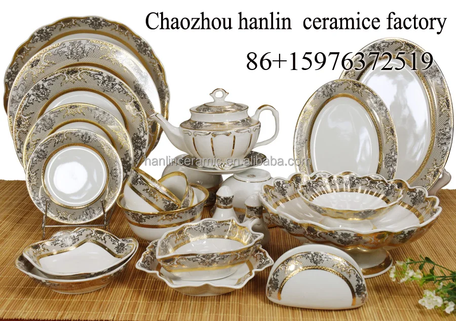 Luxury Porcelain Dinnerware - European Court Style