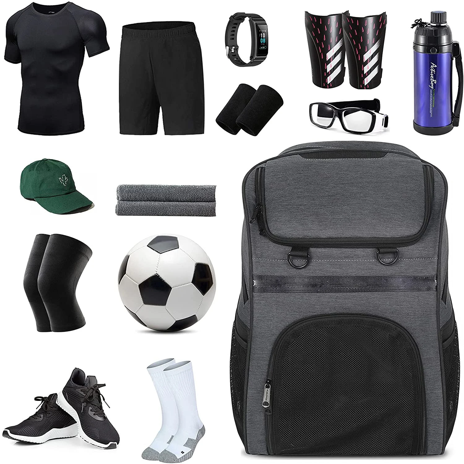 Custom Sports Waterproof Backpack - Ideal for Gym & Travel