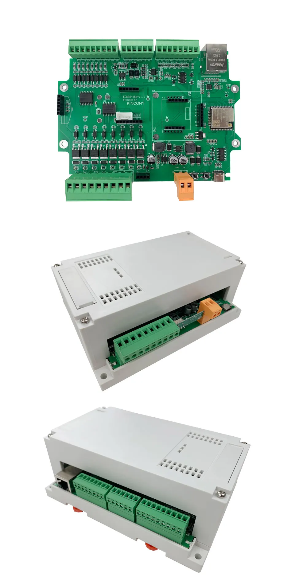 Kc868-a8m 8 Channel Esp32 Wifi Rs232 Usb Ethernet Relay Module Adc Dac ...