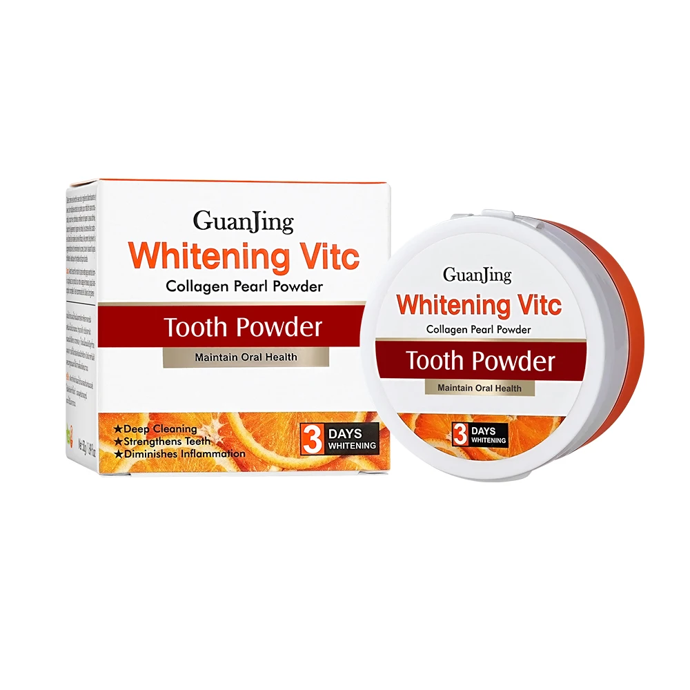 Guanjing New 50g Vitamin C Collagen Teeth Whitening Powder Maintain ...