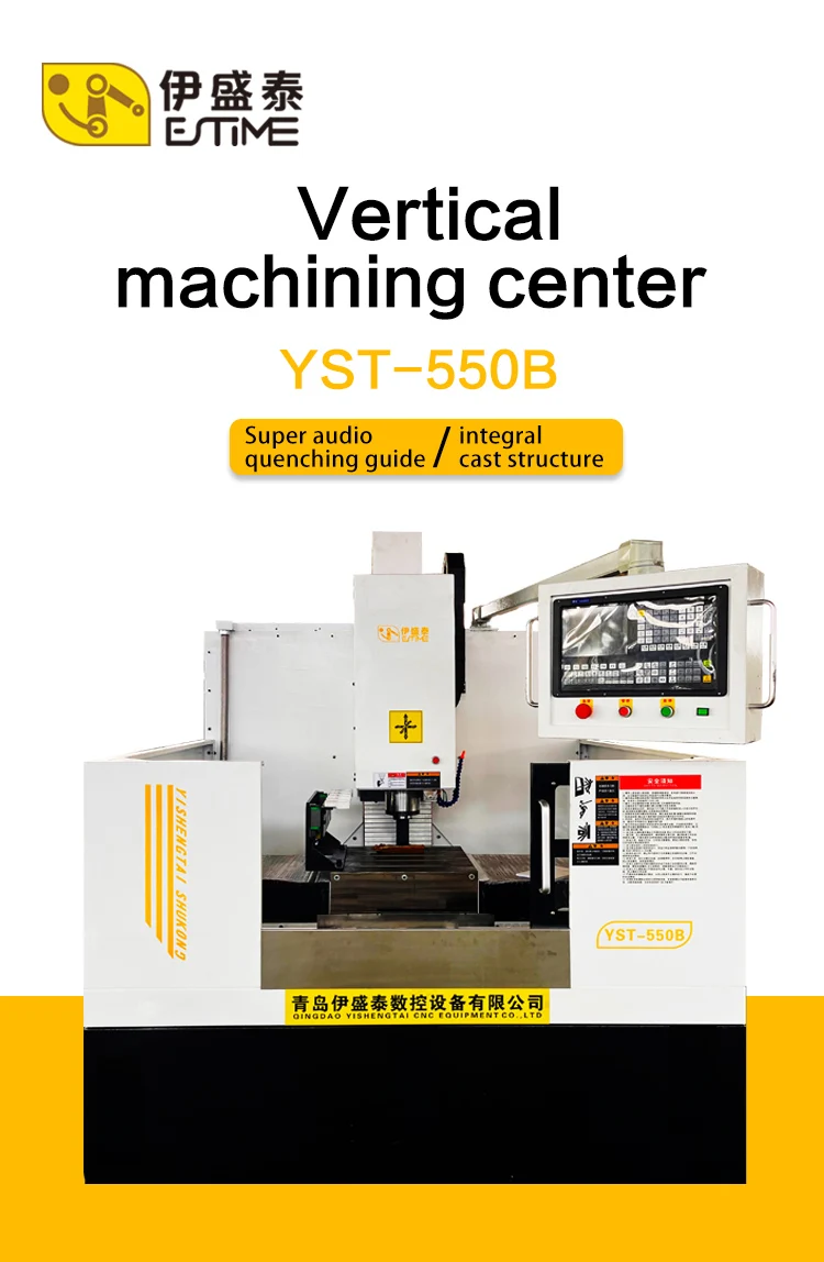 3-axis 4-axis Vertical Cnc Machining Center Vmc550 Metal Machining Cnc ...
