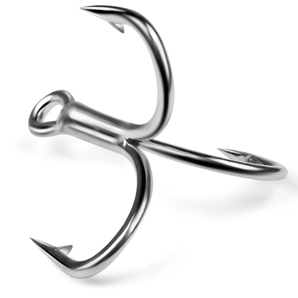Newmajor St66-4x Treble Hook High Strengthen 4#-5/0# Hook High Carbon ...