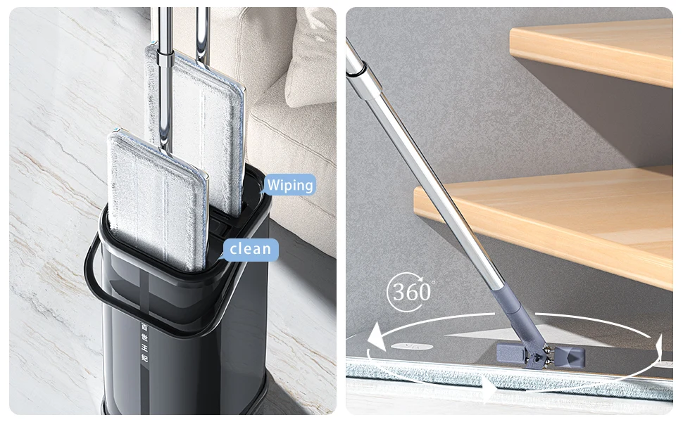 Spin Cleaning Mop - Efficient and Durable Self-Wringing Mop