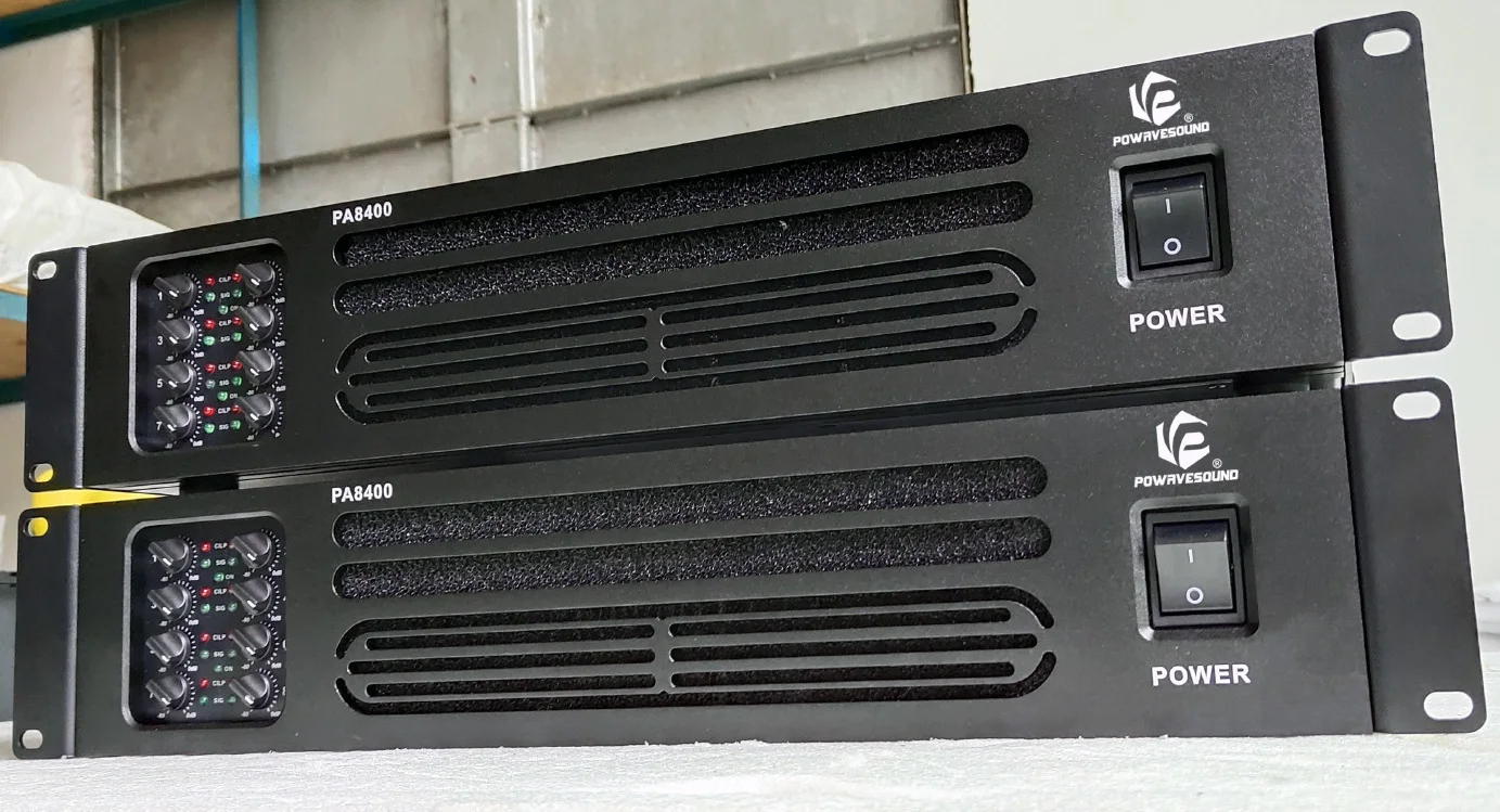 Powavesound 8 Channel Amplifier - 400W D Class Audio Power