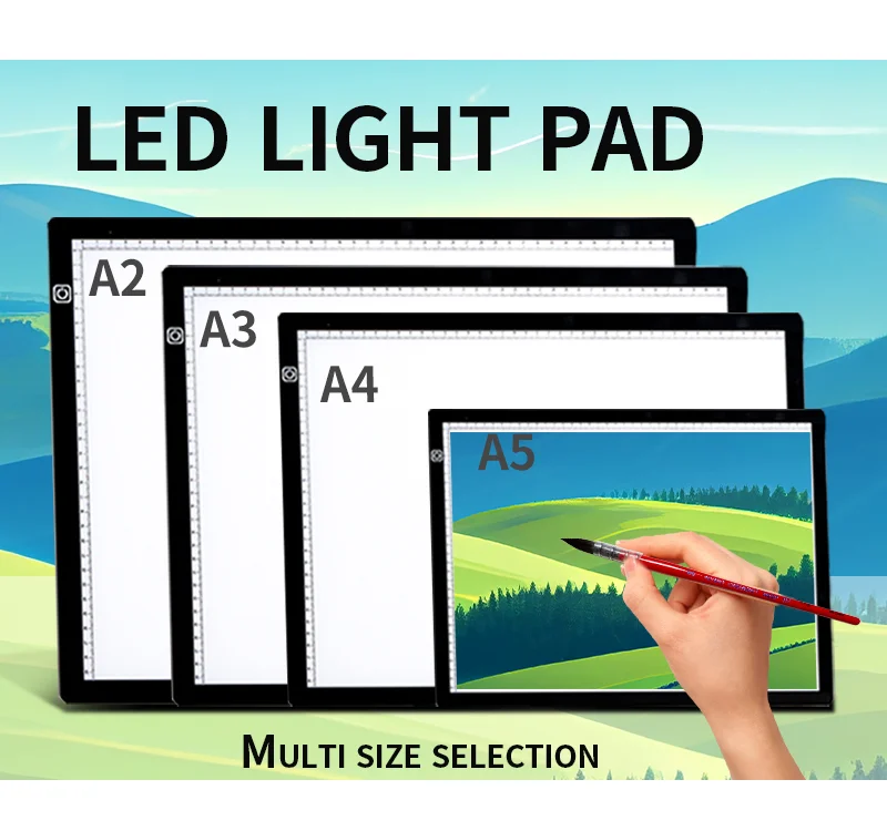 Customizable A3 A4 Led Light Box For Design & Logo Lighting, Oem