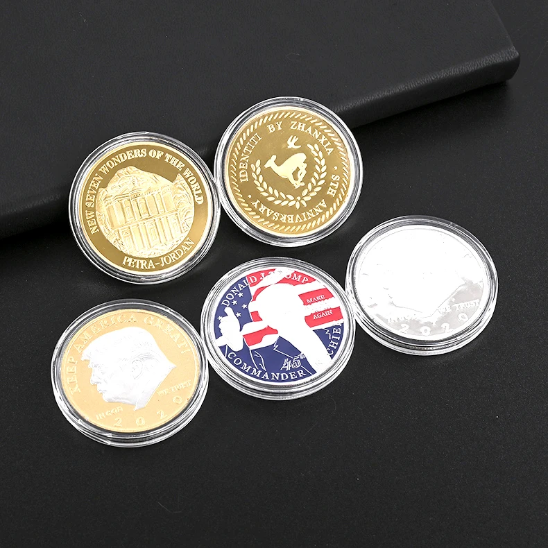 Custom Commemorative Coin Blank Souvenir Brass Gold Silver Logo 3d ...