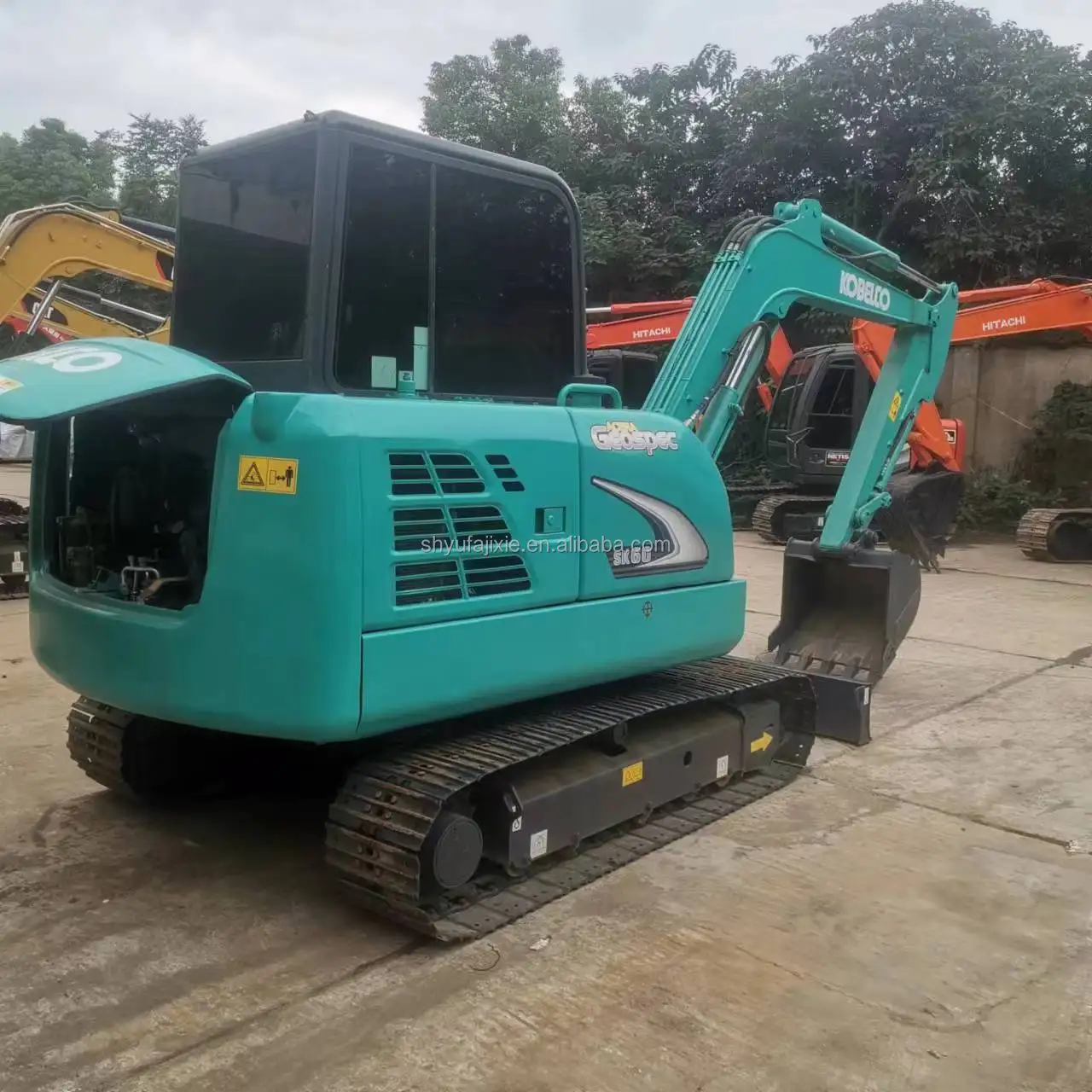 Kobelco SK60 6 Ton Backhoe Excavator - Reliable Performance