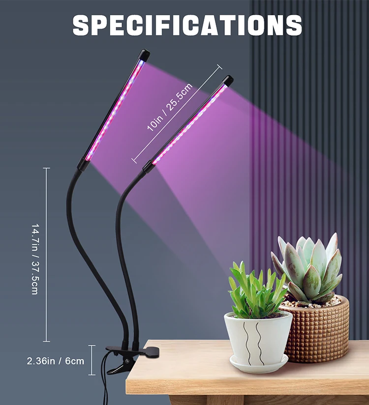 Custom Full Spectrum LED Plant Growth Light Two-End Remote Control ...