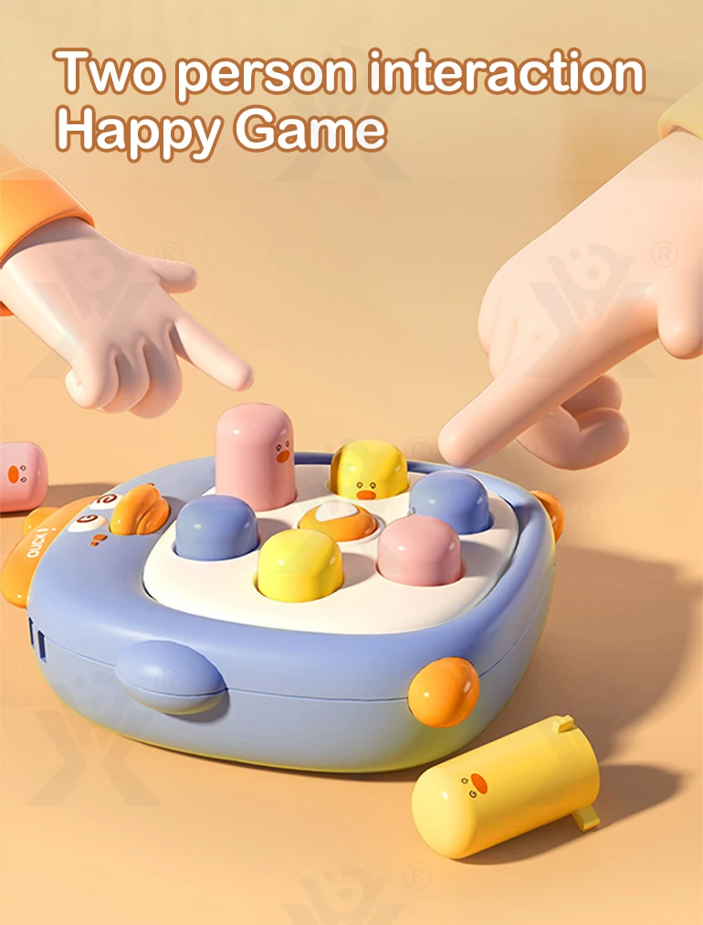Chengji Early Educational Children Plastic Whack-a-mole Toy Cute Duck ...