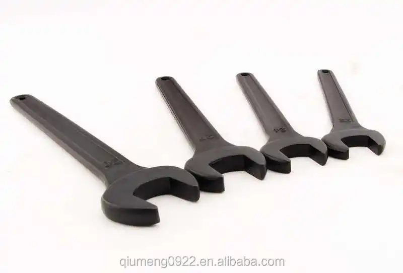 Black Spanner Heavy Duty Single Open End Wrench - Buy Heavy Wrench ...