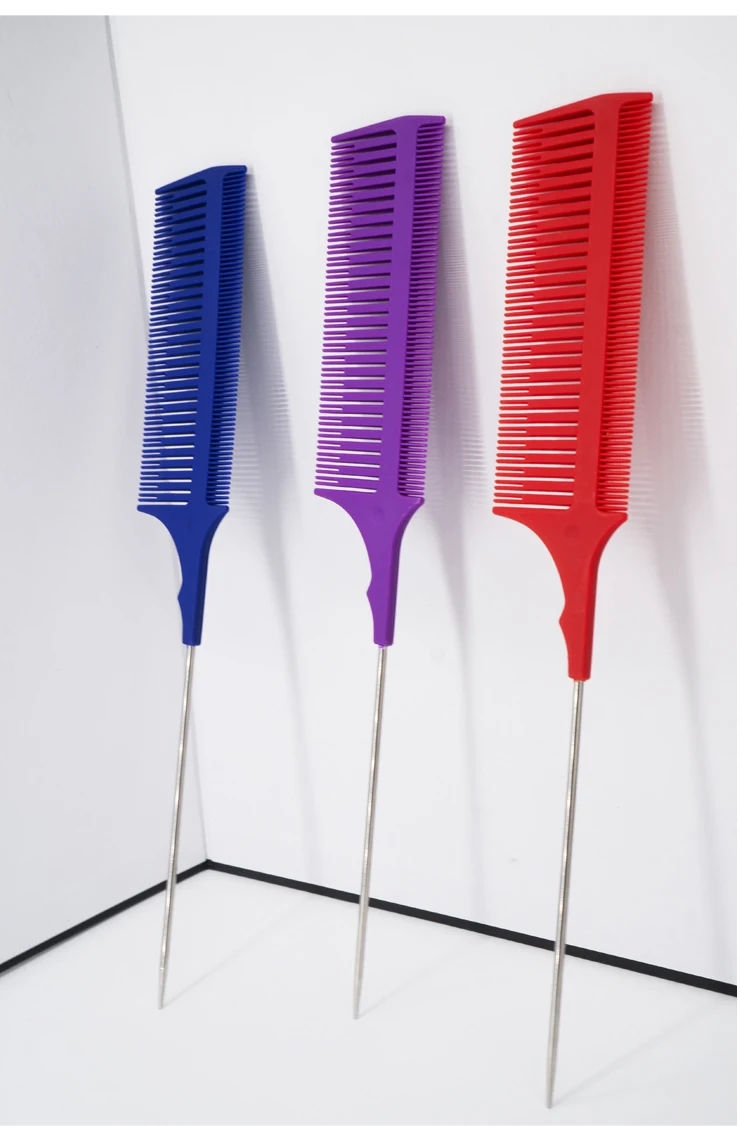 Professional Smart Weave Highlighting Comb Stainless Steel Comb Hair ...
