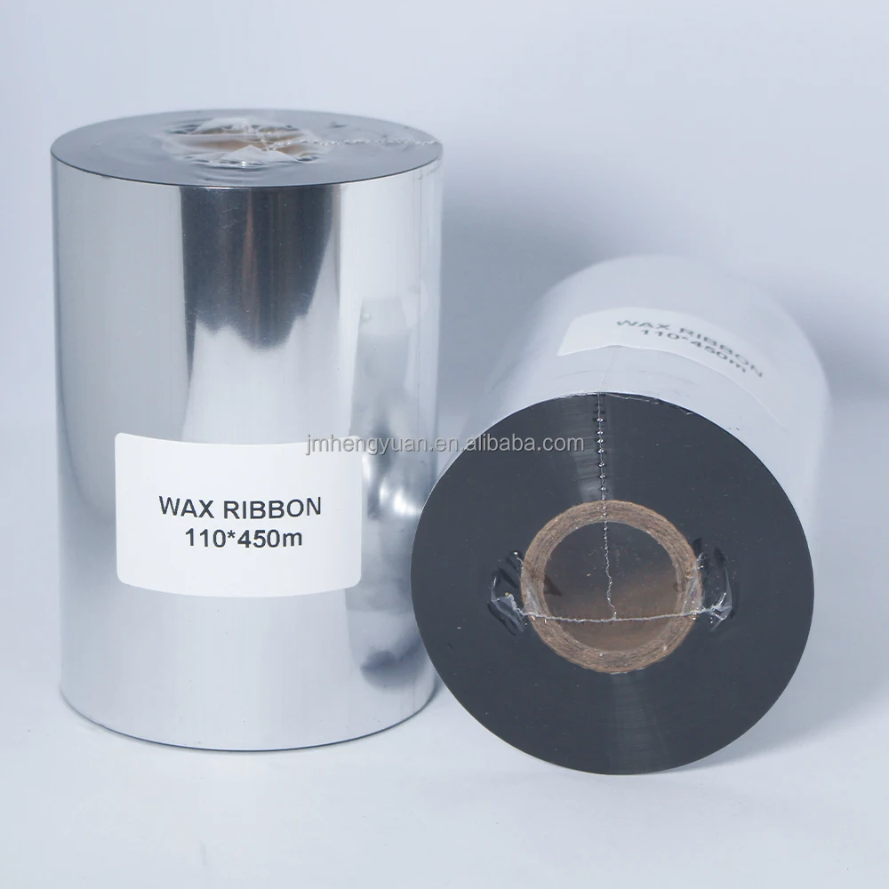Premium Printer Wax Ribbon 110mmx450m - Stable Performance
