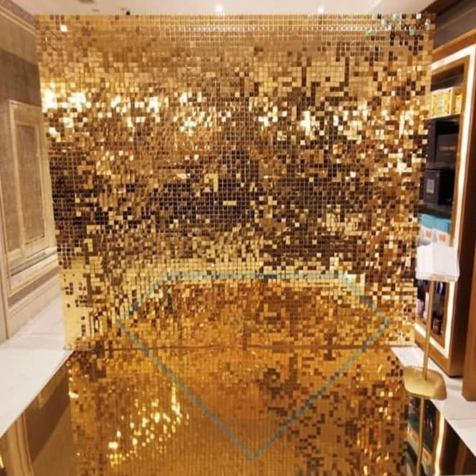 Gold Shimmer Wall Backdrop - Perfect for Wedding & Party Decor