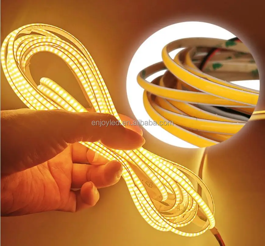 Water Flowing Led Light Cob Led Strip 24v Programmable Ws1903 420leds/m ...