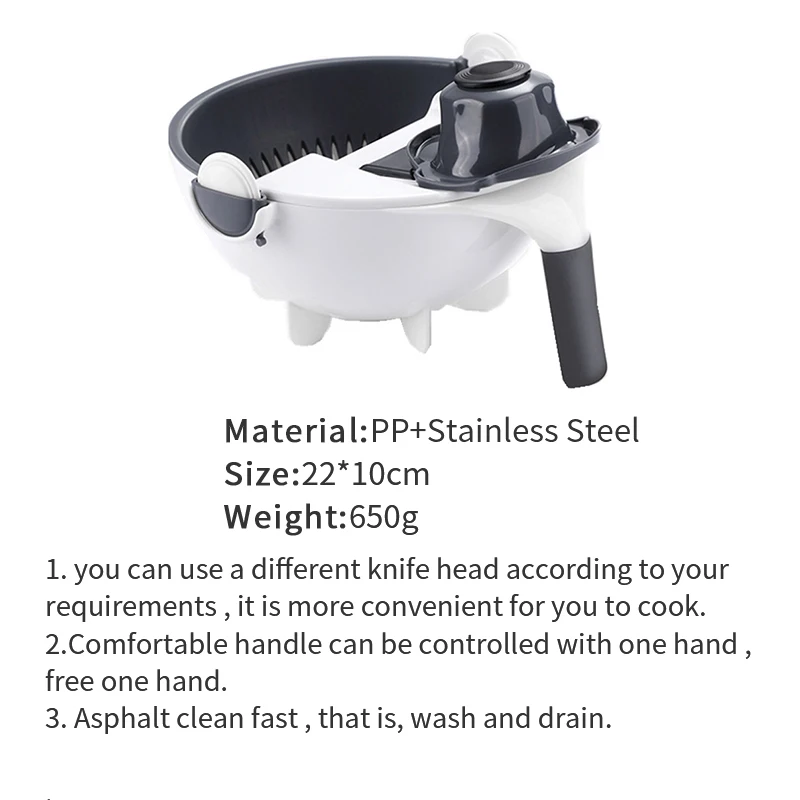 9 in 1 Vegetable Cutter - Efficient & Sustainable Kitchen Tool