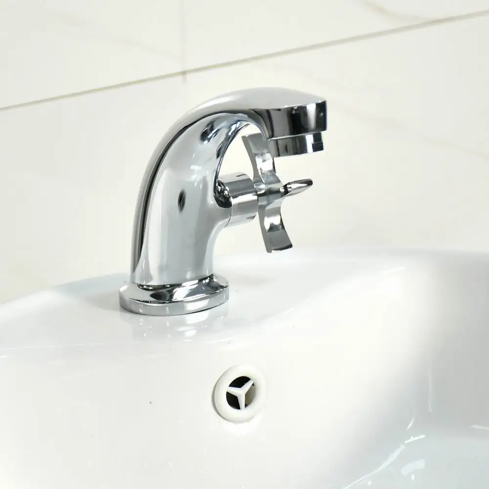 Hospital Long Handle Basin Faucet Single Lever Cold Water Medical ...