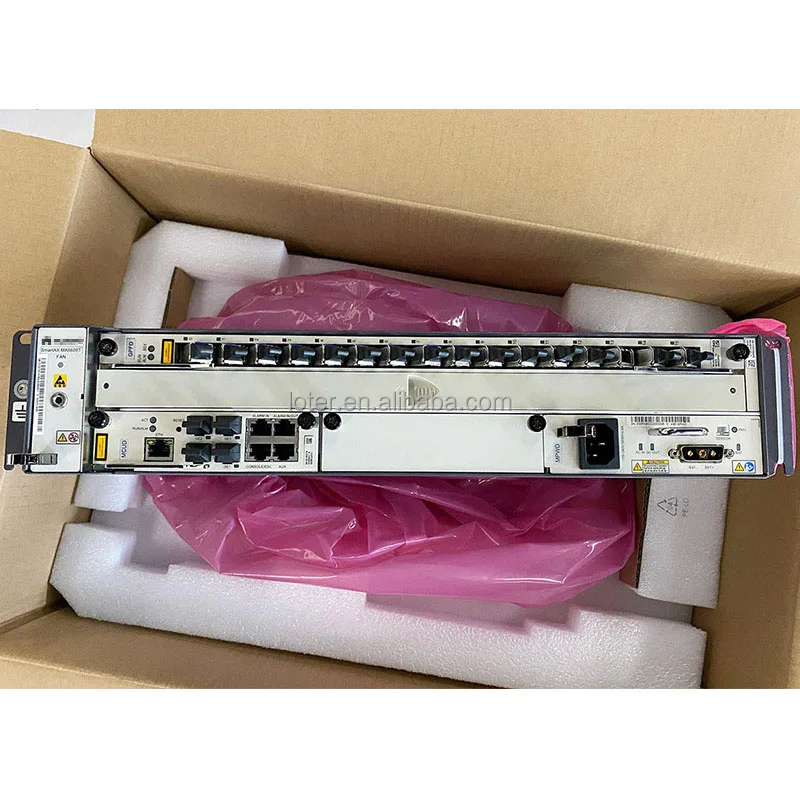 FTTH Optical Line Terminal 5608t GPON EPON 16 port GPFD mini olt AC+DC ...